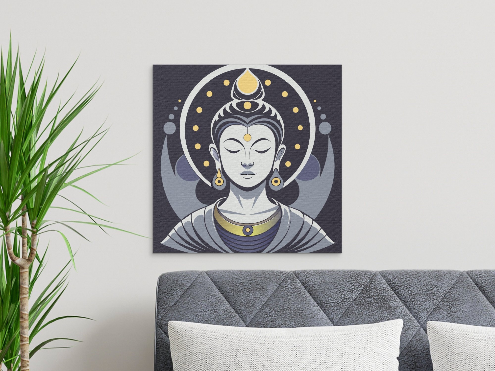 Buddha Wall Art for Buddhist, Meditation Poster, Yoga Art Print ...