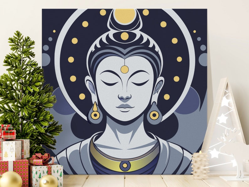 Buddha Wall Art for Buddhist, Meditation Poster, Yoga Art Print ...