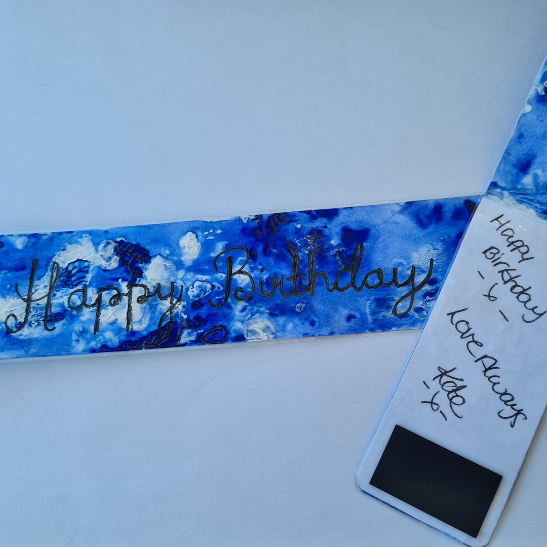 Personalised 'happy Birthday' Bookmark Set - Etsy