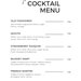 Printable Cocktail Menu Template - Etsy