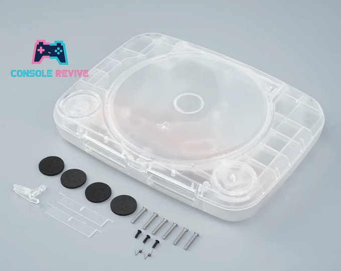 Crystal Clear Transparent Replacement Shell Case for Psone Console ...
