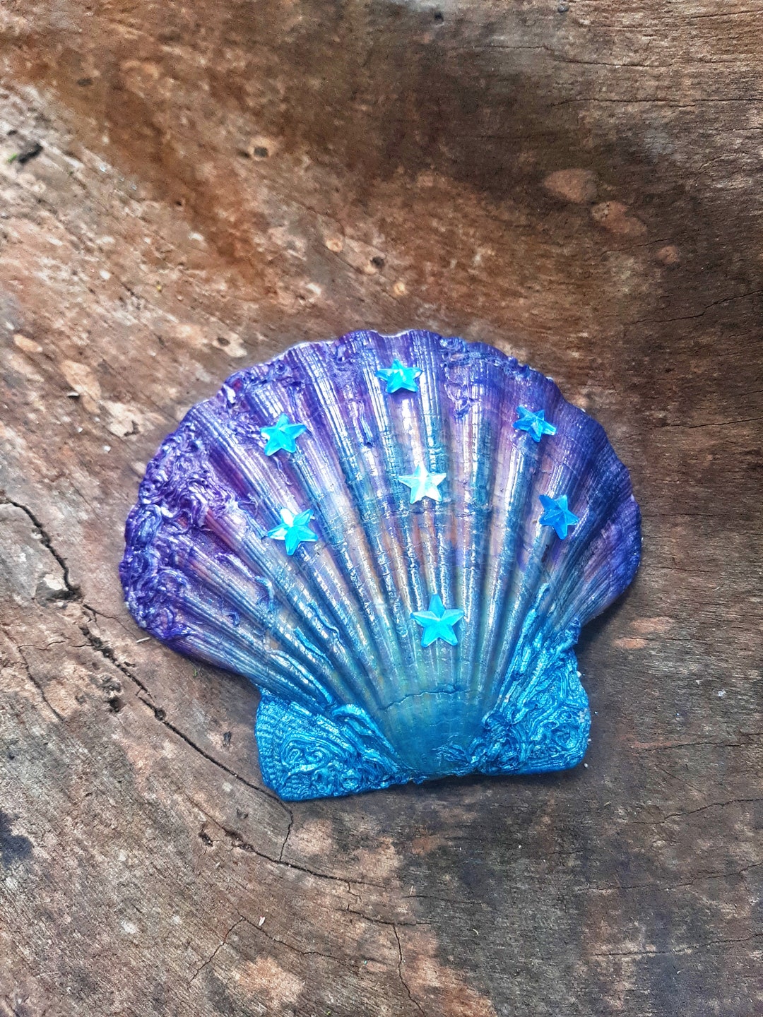 Mermaid Seashell Magnet - Etsy