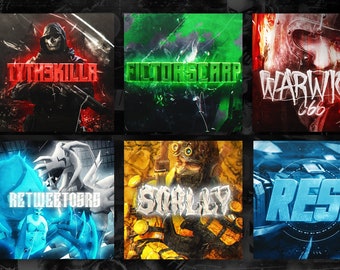 Gaming Logo Custom Profile Goddess Portrait Gaming Mascot - Etsy