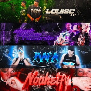 I'll Design You a 3D Streamer Vlog IRL Banner and Logo | Twitch Banner ...