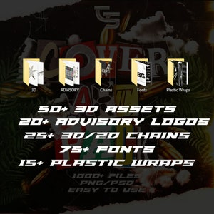 Cover Art Graphics Pack | 1000+ PNG/PSD Files | Textures | Canva ...