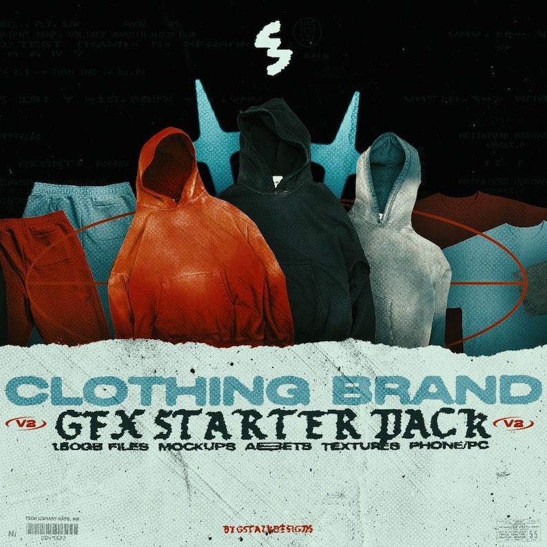 Designer Clothing Brand Essential Pack | Mockups, Fonts, Templates ...