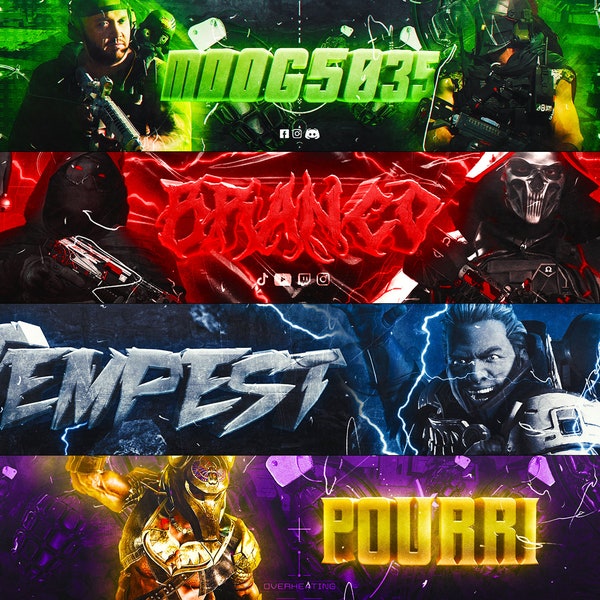 Custom Twitch Banner and Logo - Etsy