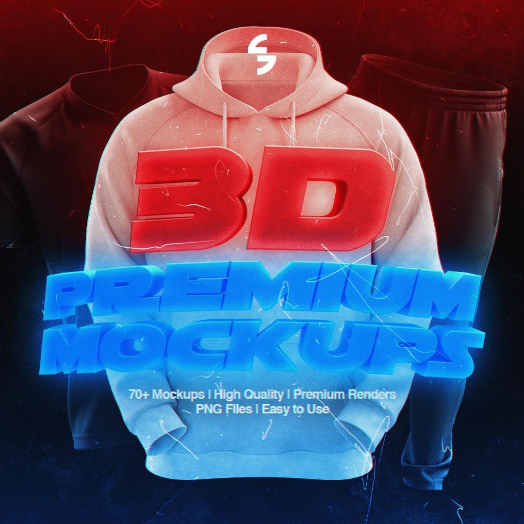 3D Clothing Mock-ups | 70+ Renders for Clothing Brand and Fashion ...