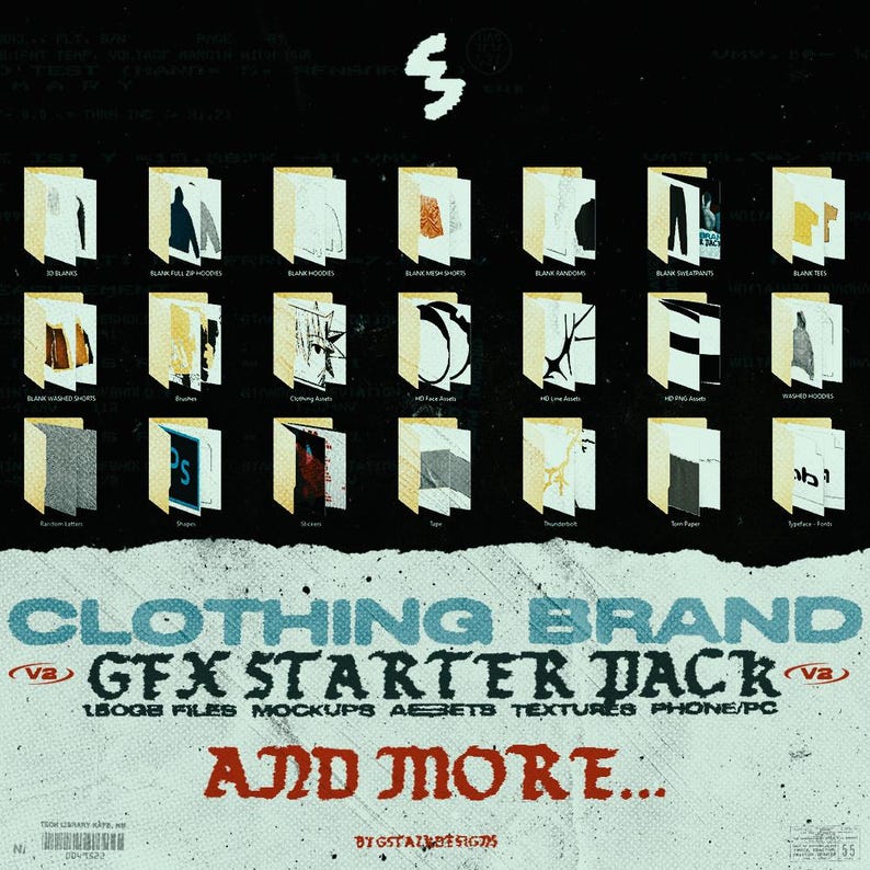 Designer Clothing Brand Essential Pack | Mockups, Fonts, Templates ...