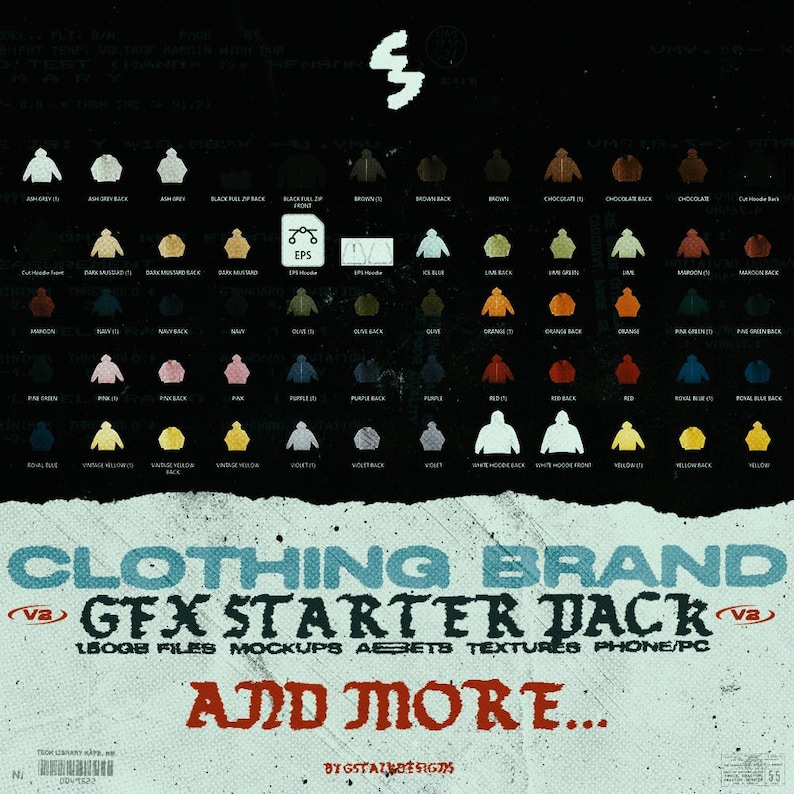 Designer Clothing Brand Essential Pack | Mockups, Fonts, Templates ...