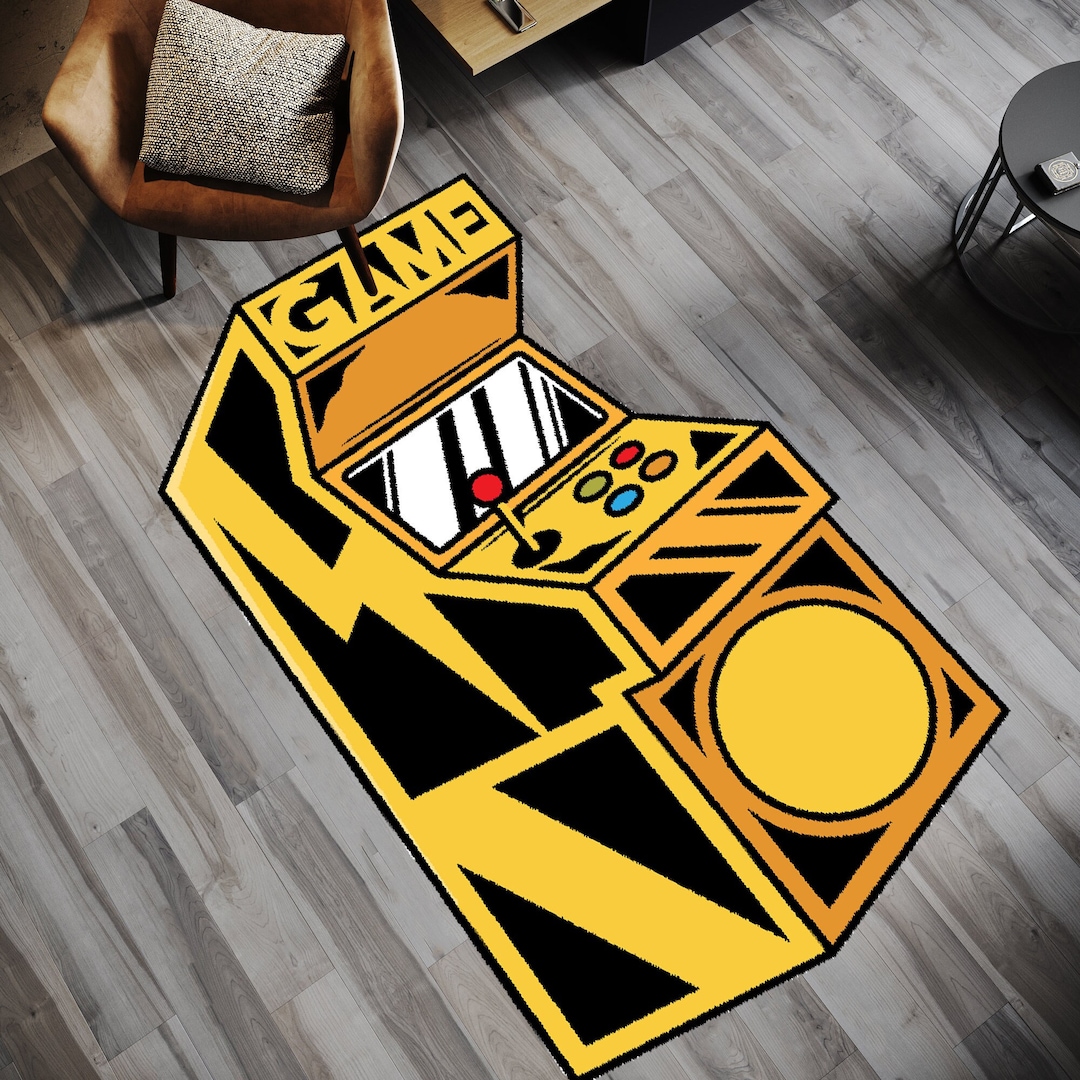 Arcade Rug,retro Game Machine Rug,game Rug,young Room Carpet,game Room ...