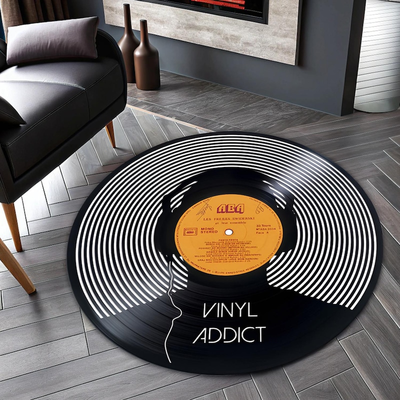 Vinyl Rug - Etsy