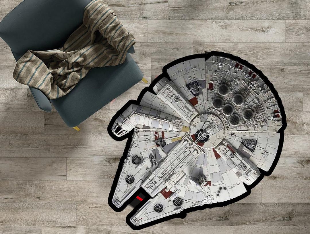 Starwars,millenium Falcon,starwars Ship Rug,movie Rug,fantastic Rug ...