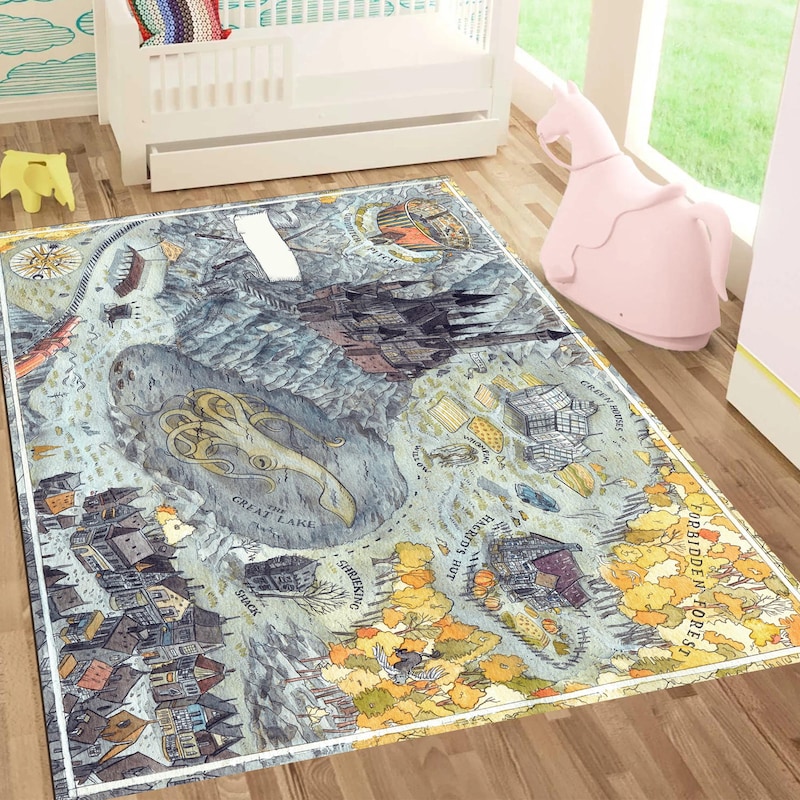 Fantasy Modern Rug - Etsy UK