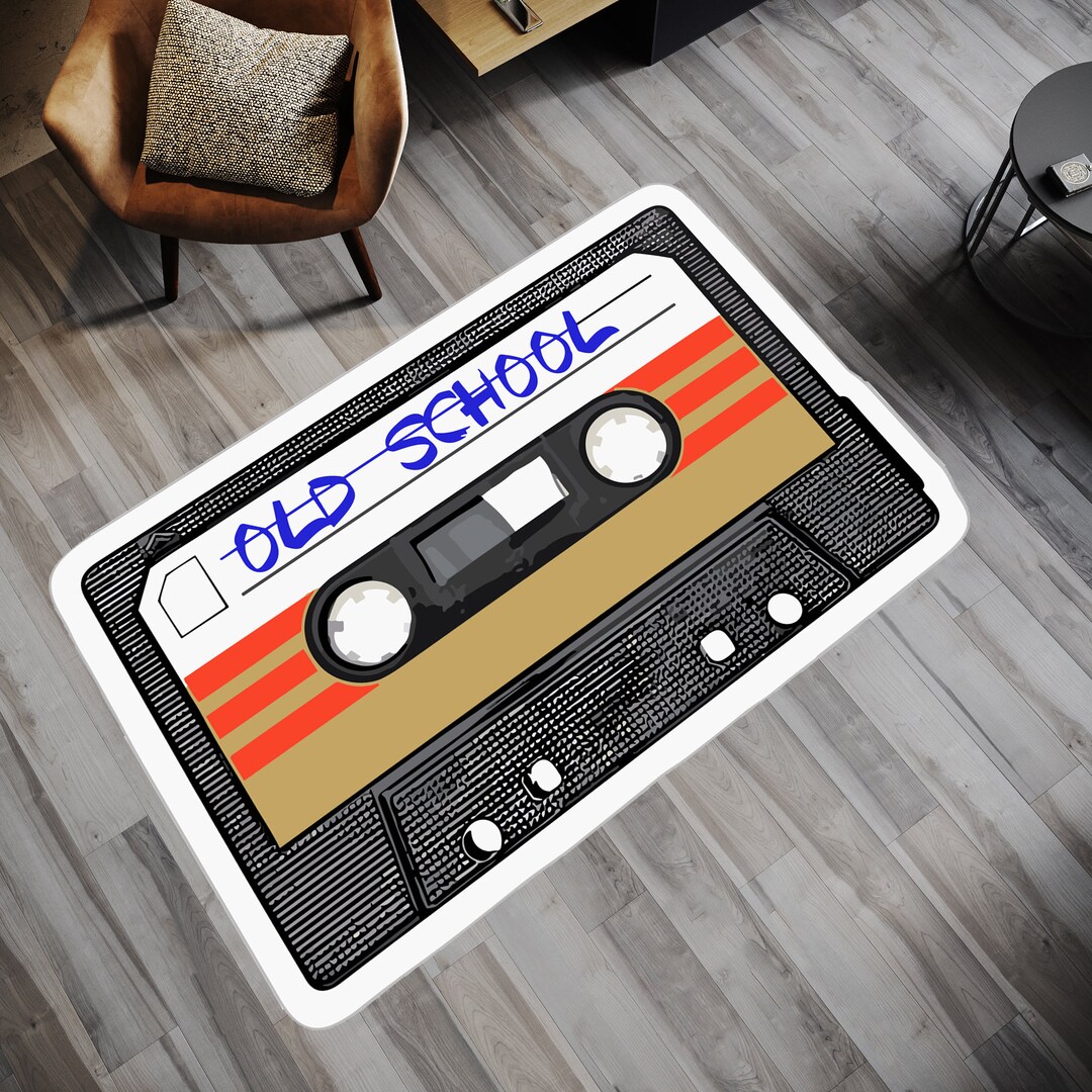 Classic Cassette Rug,90s Rug, Tape Rug,retro Design Rug,tape Carpet ...