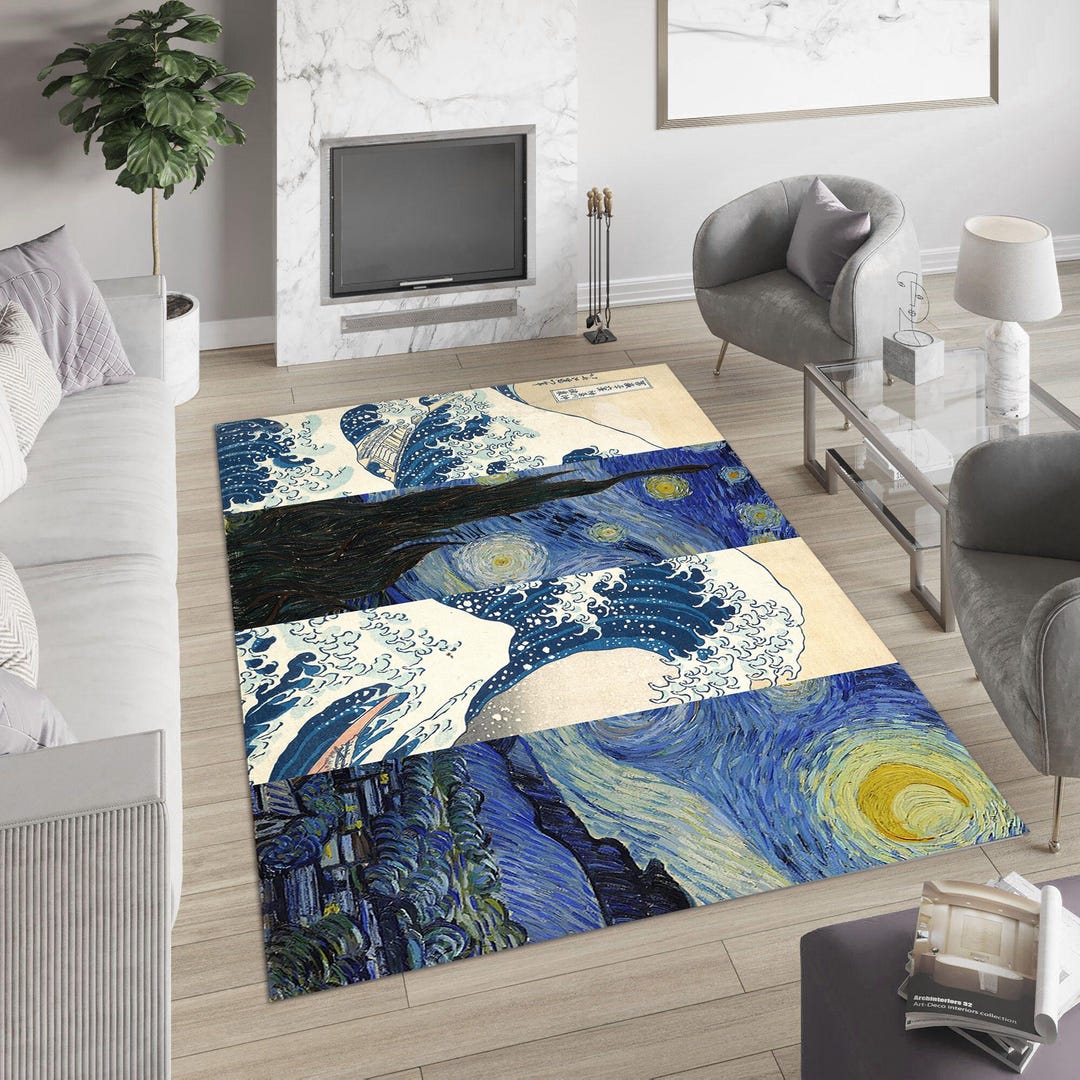 Vincent Van Gogh, the Starry Night, Carpet, Van Gogh Painting, the ...