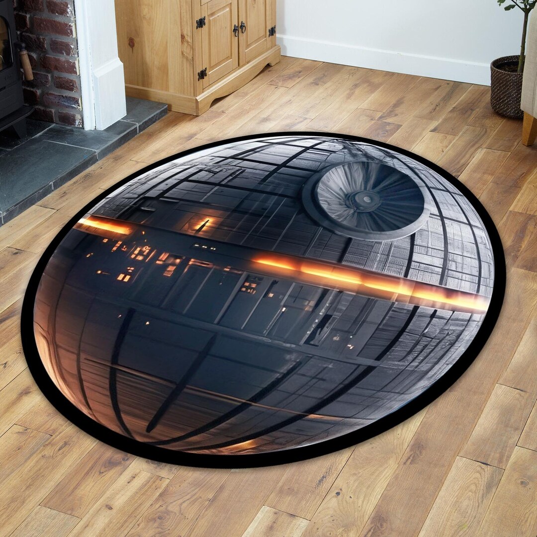 Starwars,death Star,planet of Death Rug,movie Rug,fantastic Rug,home ...