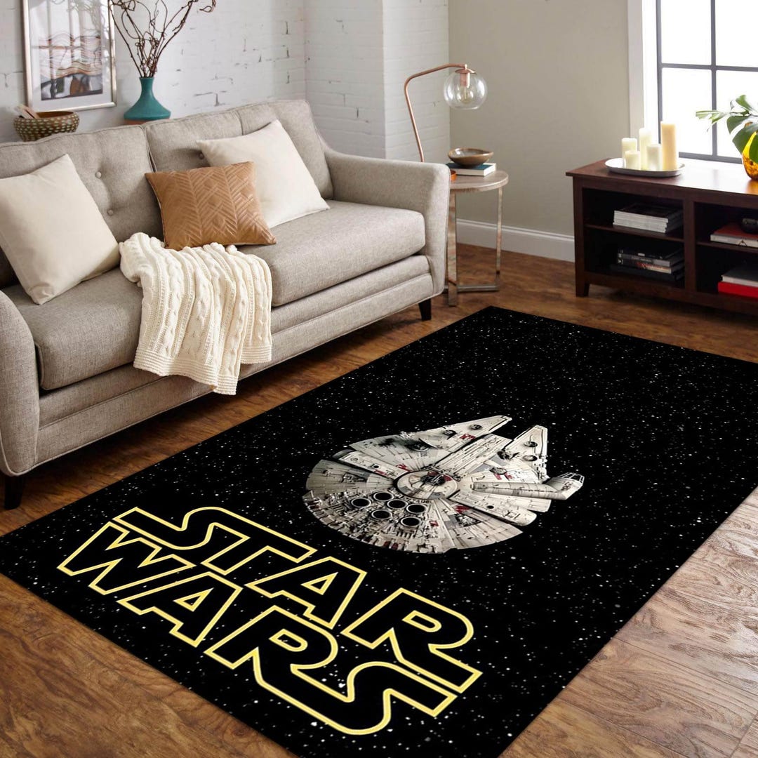 Millennium Falcon Rug: Sci-fi Star Wars Decor - Etsy Australia