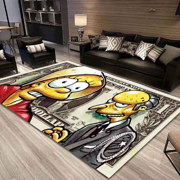 Simpsons Money Rug - Etsy