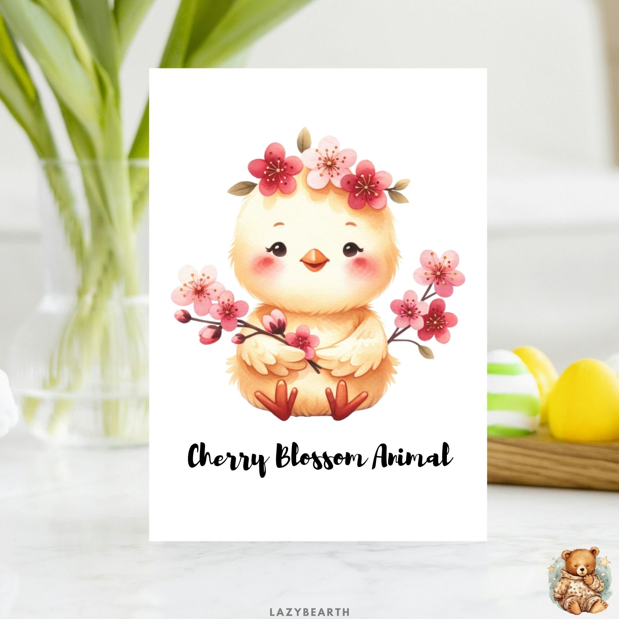Cherry Blossom Animal, 40 Cute Cherry Blossom Animal PNG Clipart ...