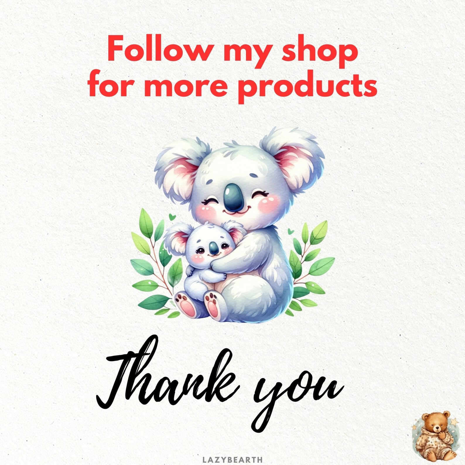 Baby Koala Clipart, 28 Cute Watercolor Baby Koala PNG Clipart ...