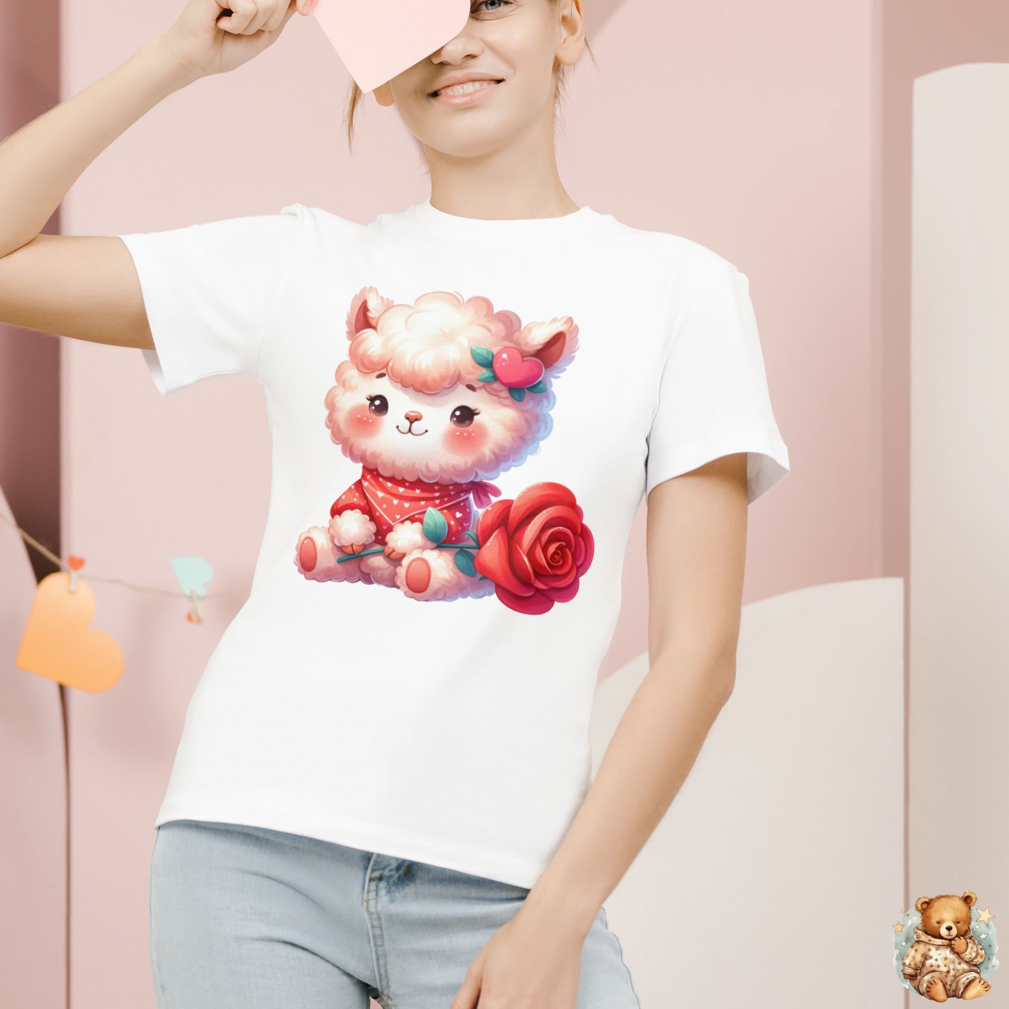 Valentine Alpaca, 39 Cute Watercolor Alpaca, Valentine Alpaca PNG ...