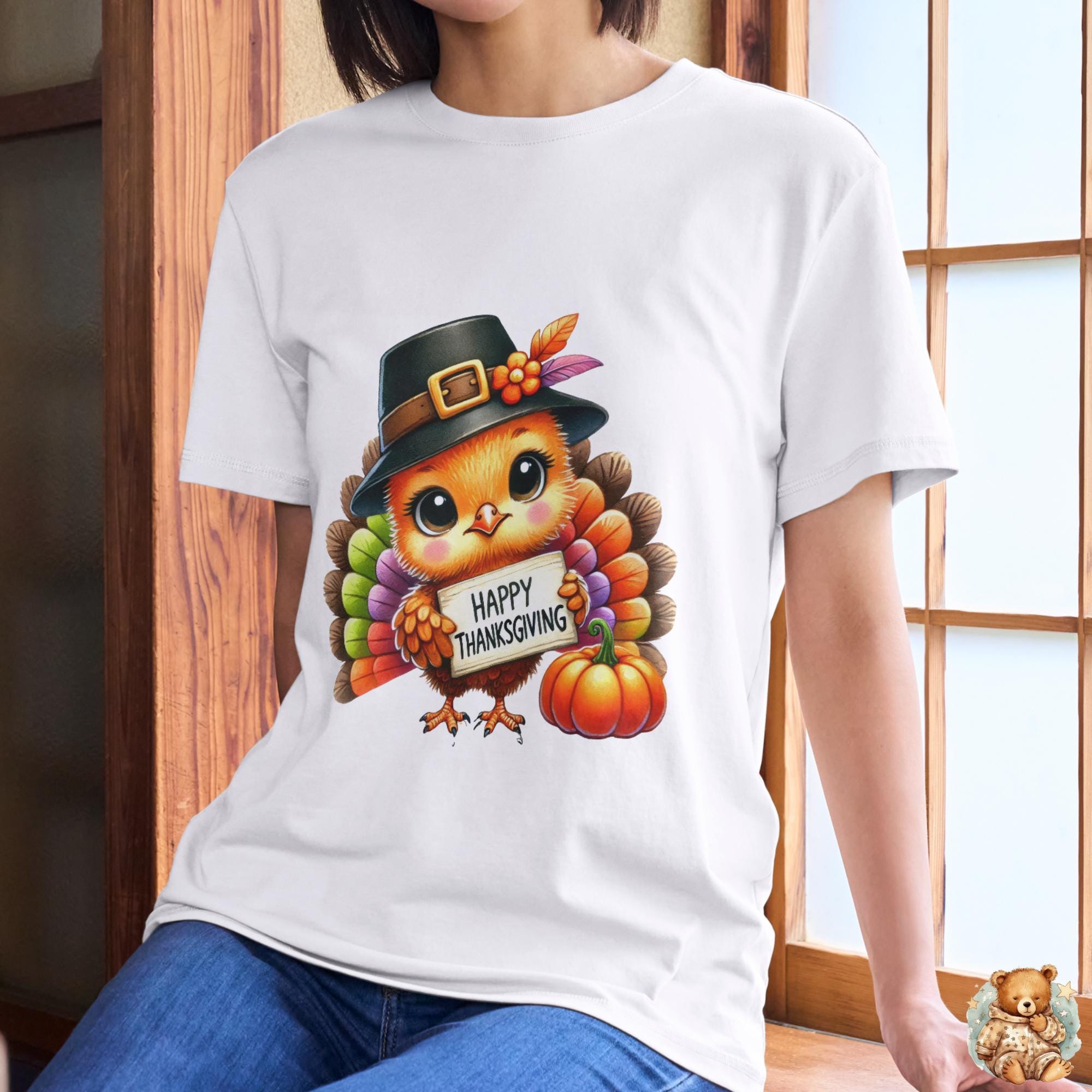 Cute Turkey Clipart, Thanksgiving Watercolor Clipart, Autumn Clipart ...