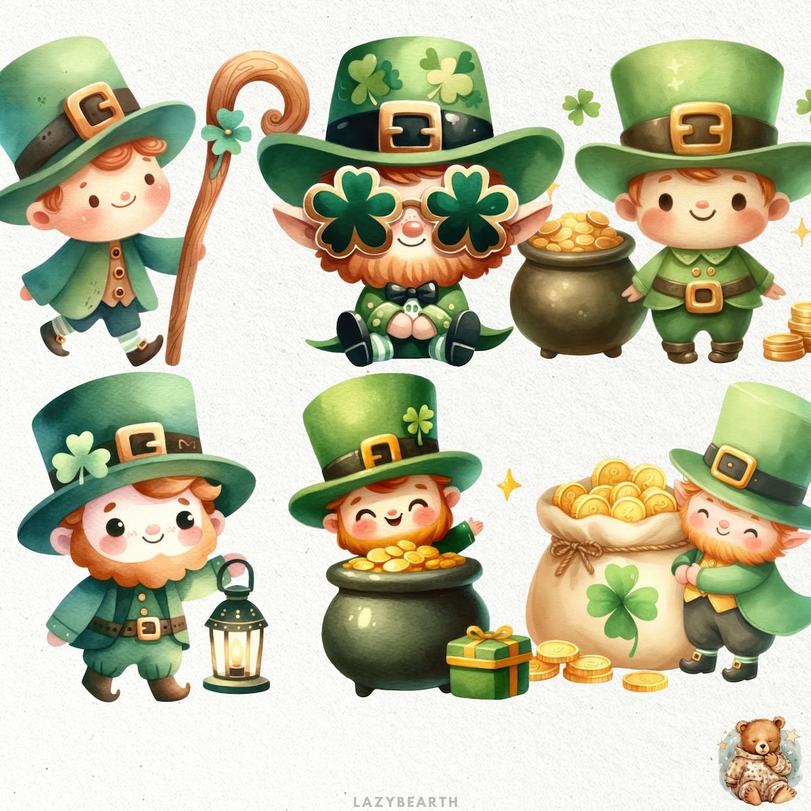 St Patrick Leprechaun, 26 Cute St Patrick Leprechaun PNG Clipart, Cute ...