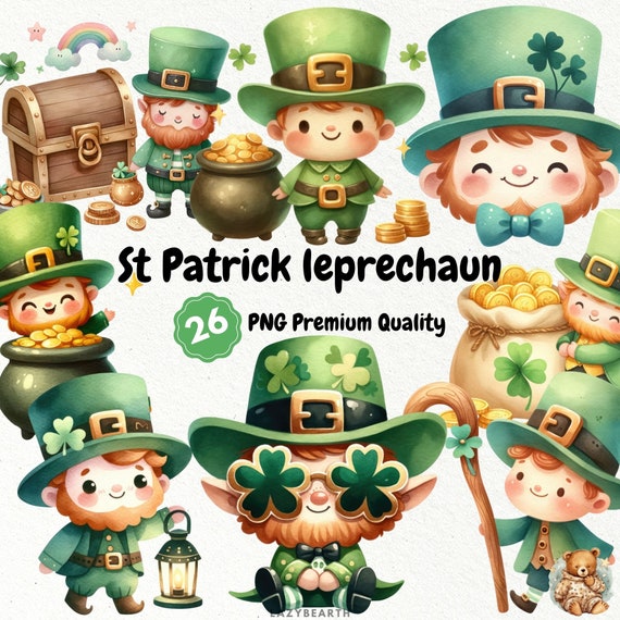 Leprechaun Clip Art St. Patrick's Day Clip Art 2014, Leprechaun Clip