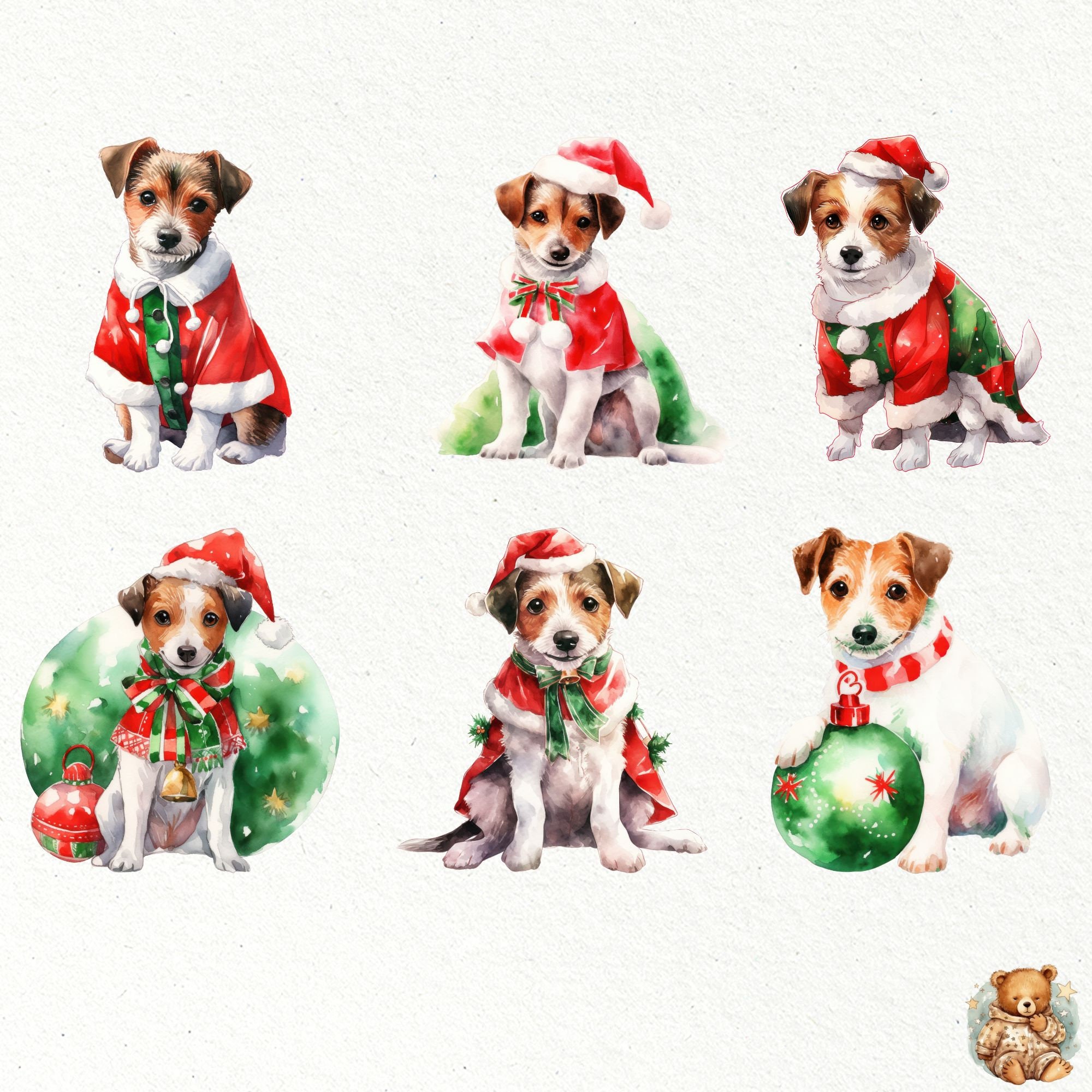 Christmas Dog Clipart, Christmas Dog PNG, Christmas Puppy Clipart ...