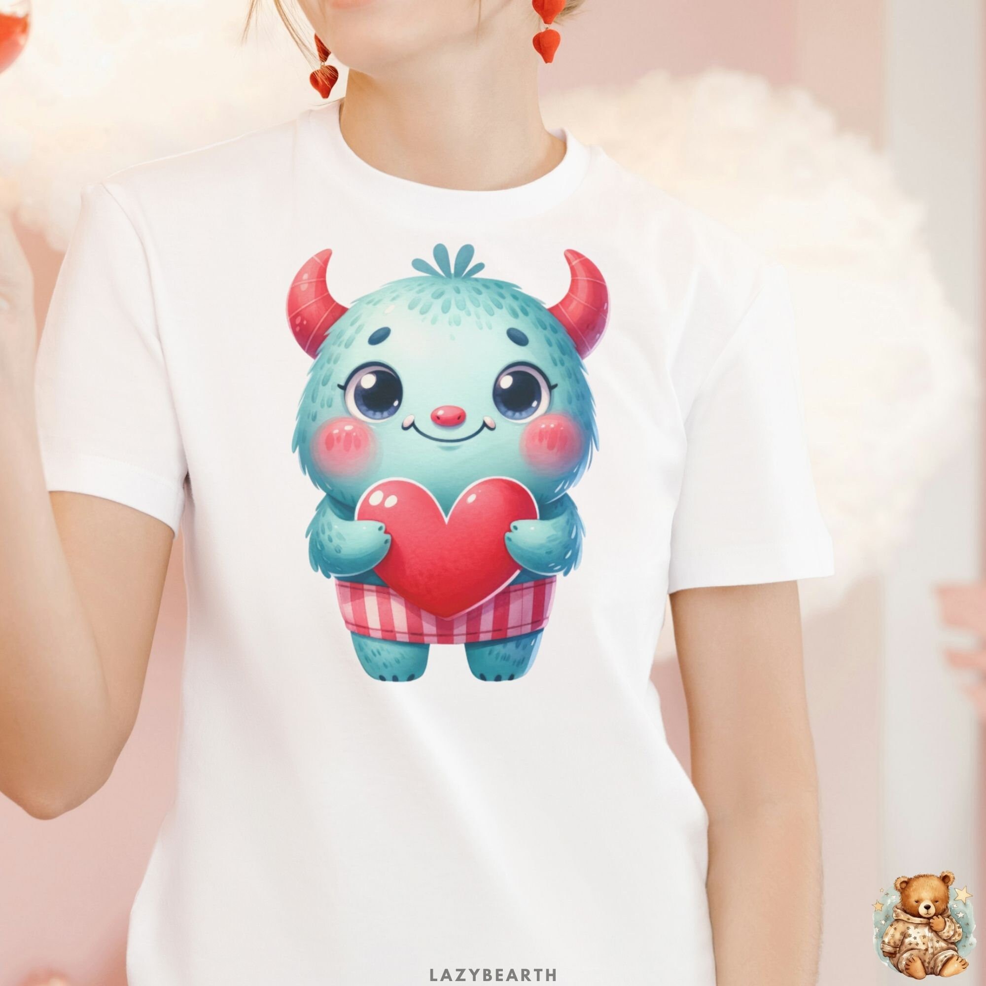 Valentine Monster, 36 Cute Valentine Monster PNG Clipart, Monster ...