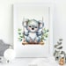 Baby Koala Clipart, 28 Cute Watercolor Baby Koala PNG Clipart, Cute ...