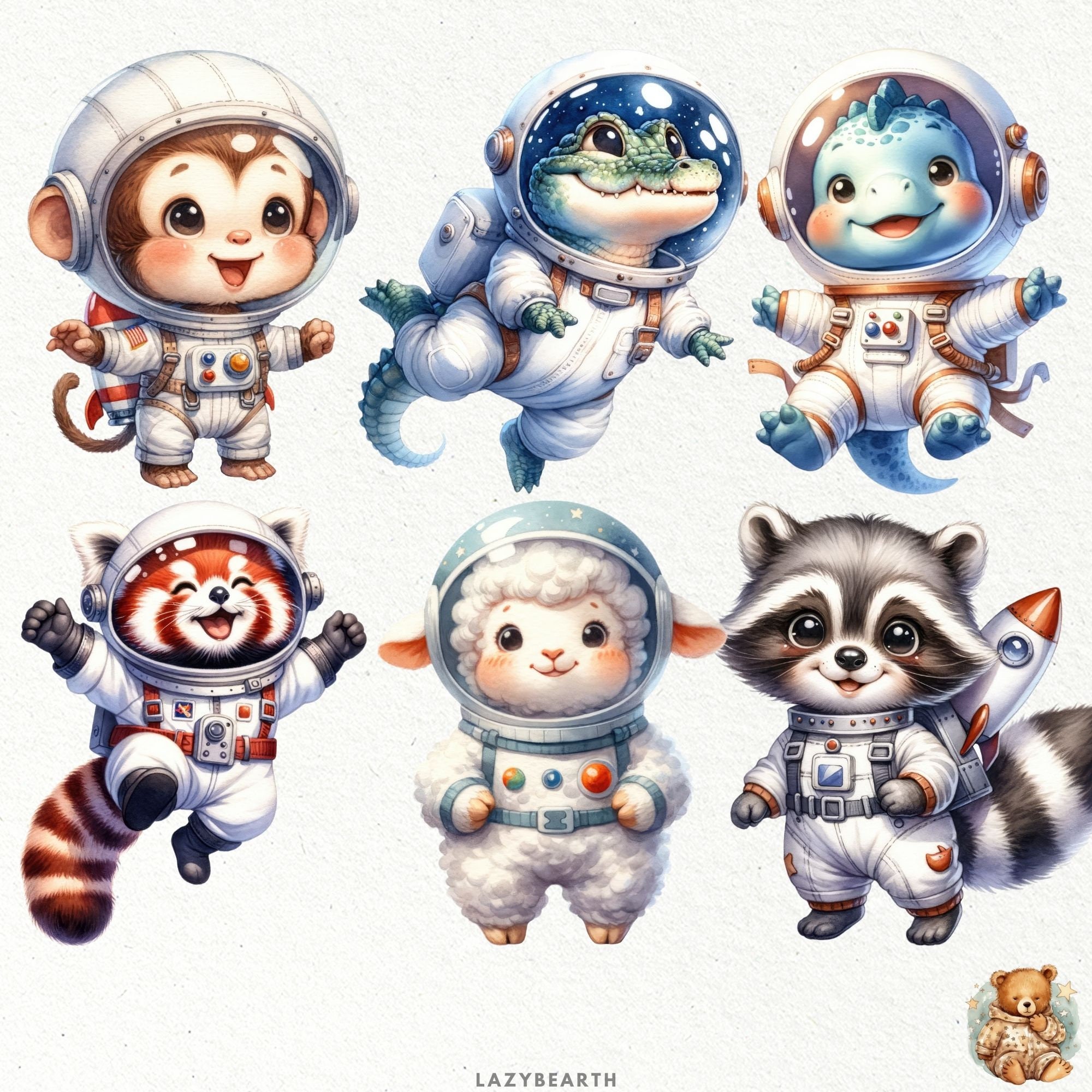 Astronaut Animal, 34 Cute Astronaut Animal PNG Clipart, Astronaut ...