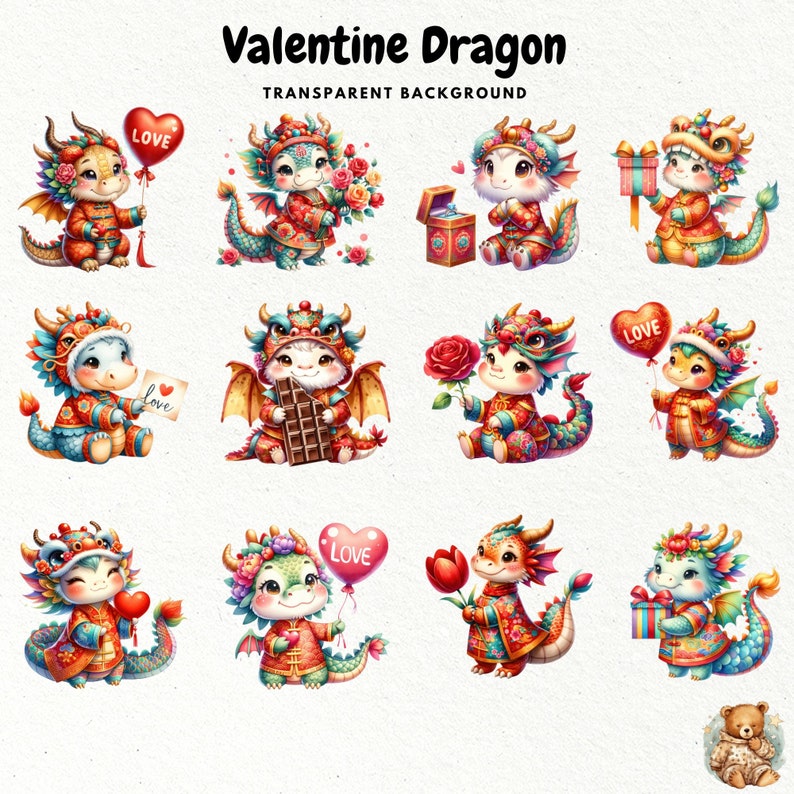 Valentine Dragon, 28 Dragon Valentine Clipart, Valentine Dragon PNG ...