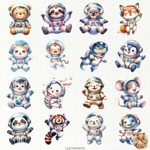 Astronaut Animal, 34 Cute Astronaut Animal PNG Clipart, Astronaut ...