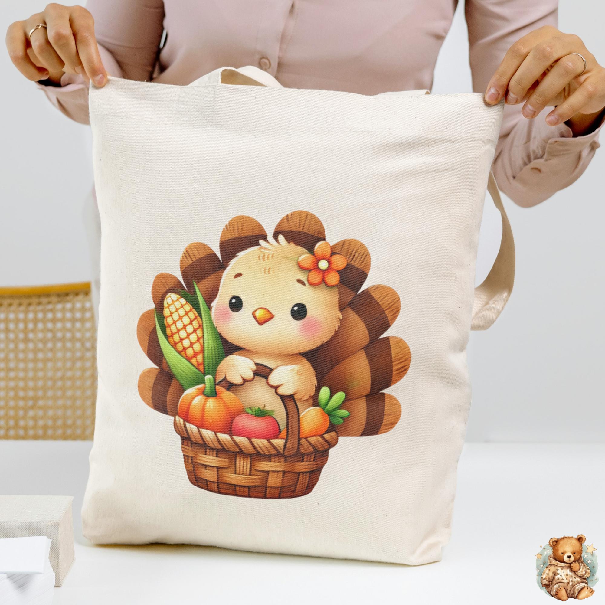 Cute Turkey Clipart, Thanksgiving Watercolor Clipart, Autumn Clipart ...