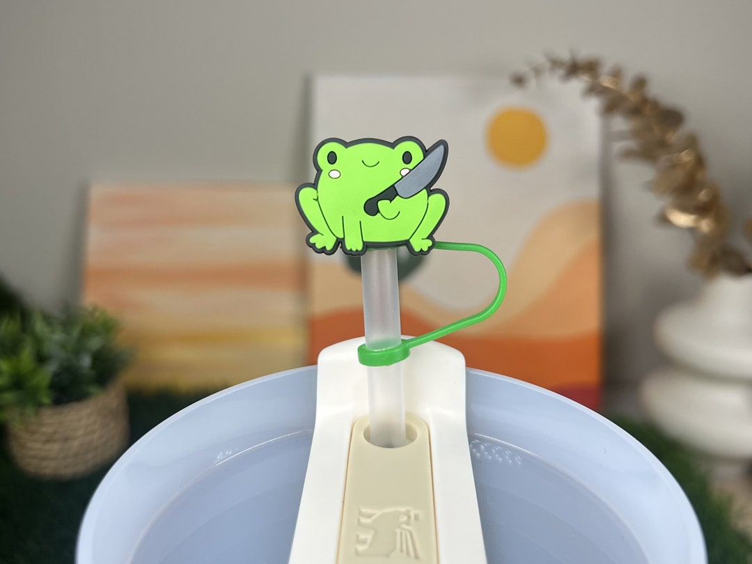 Frog Stanley Straw Cap Killer Frog Straw Topper Knife Frog Stanley ...