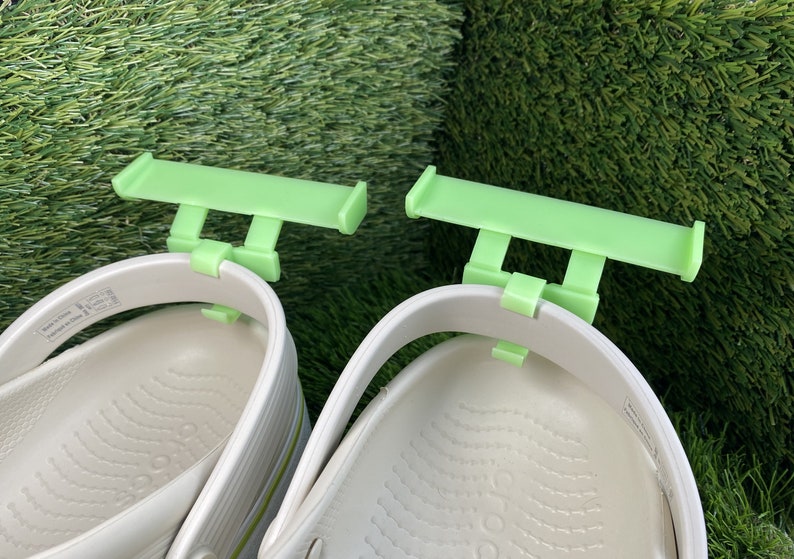 Glow in the Dark Croc Spoiler Wing Set of 2 Crocs Wings Green Glow ...