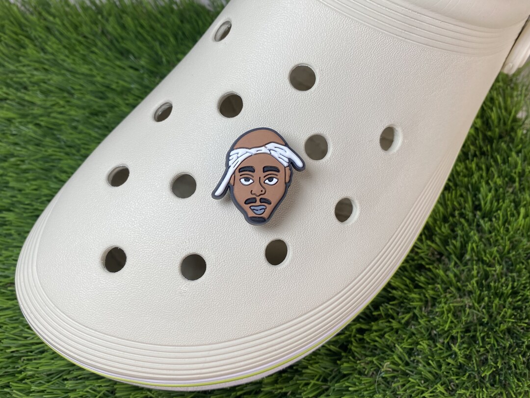 Tupac Croc Charm Pin Badge Charms Biggie Rapper Charm Jibbitz - Etsy