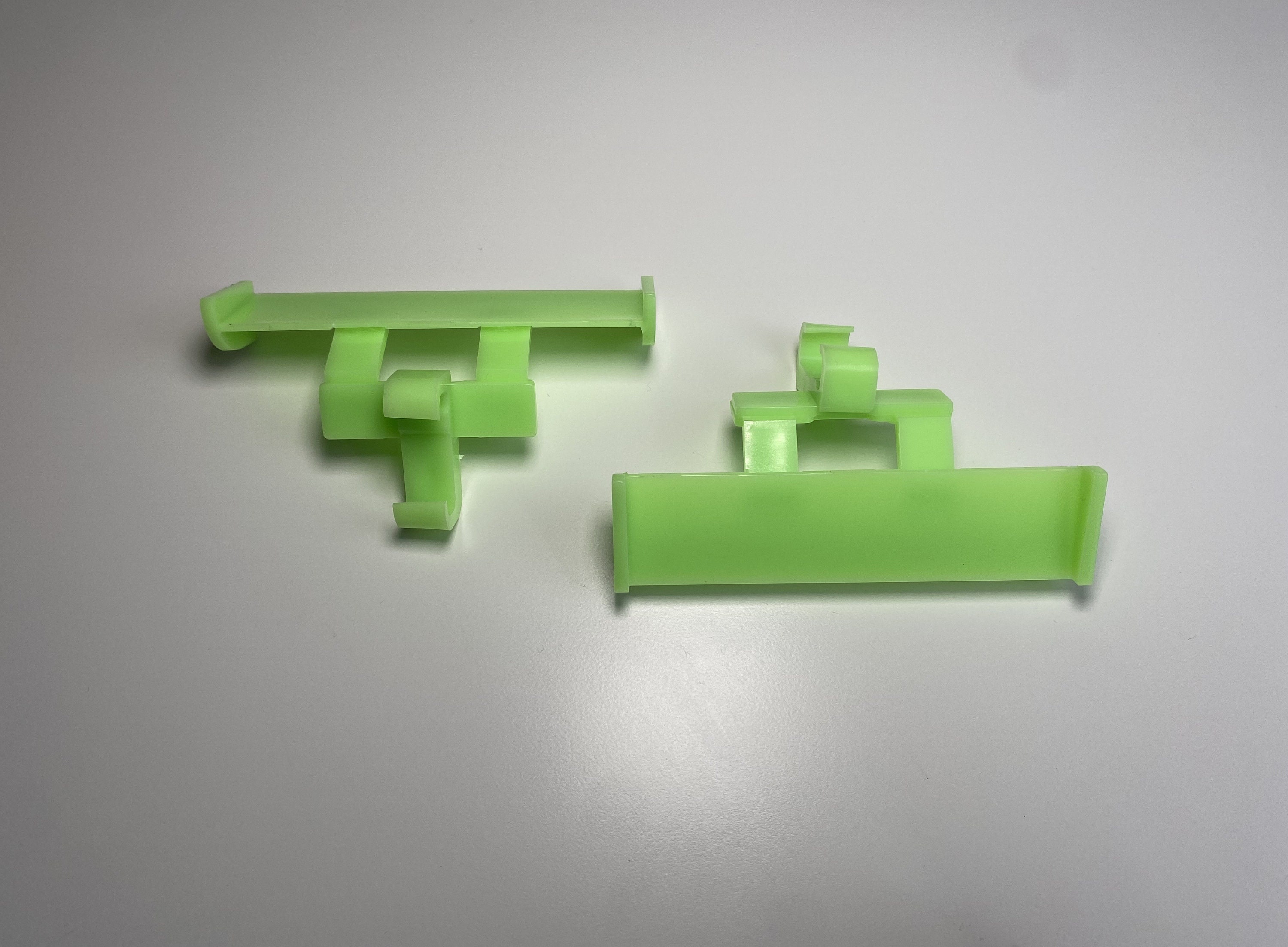 Glow in the Dark Croc Spoiler Wing Set of 2 Crocs Wings Green Glow ...