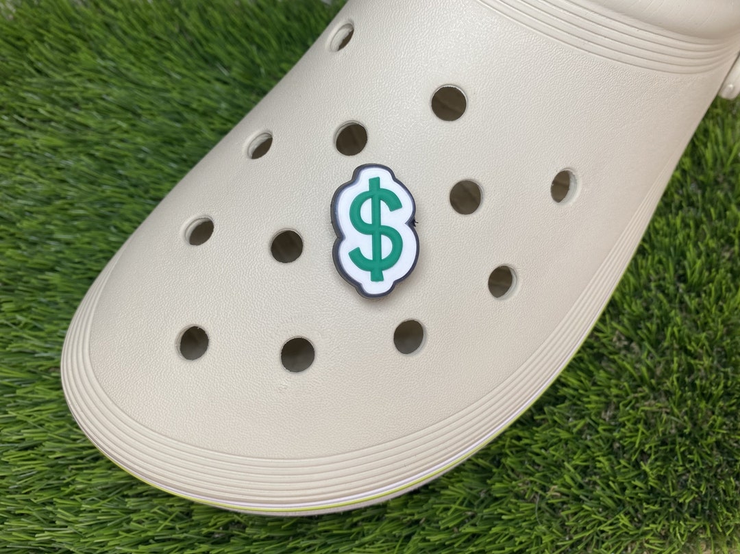Dollar Sign Croc Charm Badge Charms Money Charm Dollar Gift Shoe Croc ...