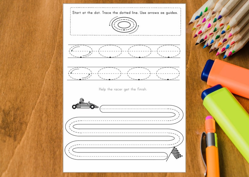 Worksheets, Preschool Worksheets, Kindergarten Worksheets, Tracing ...