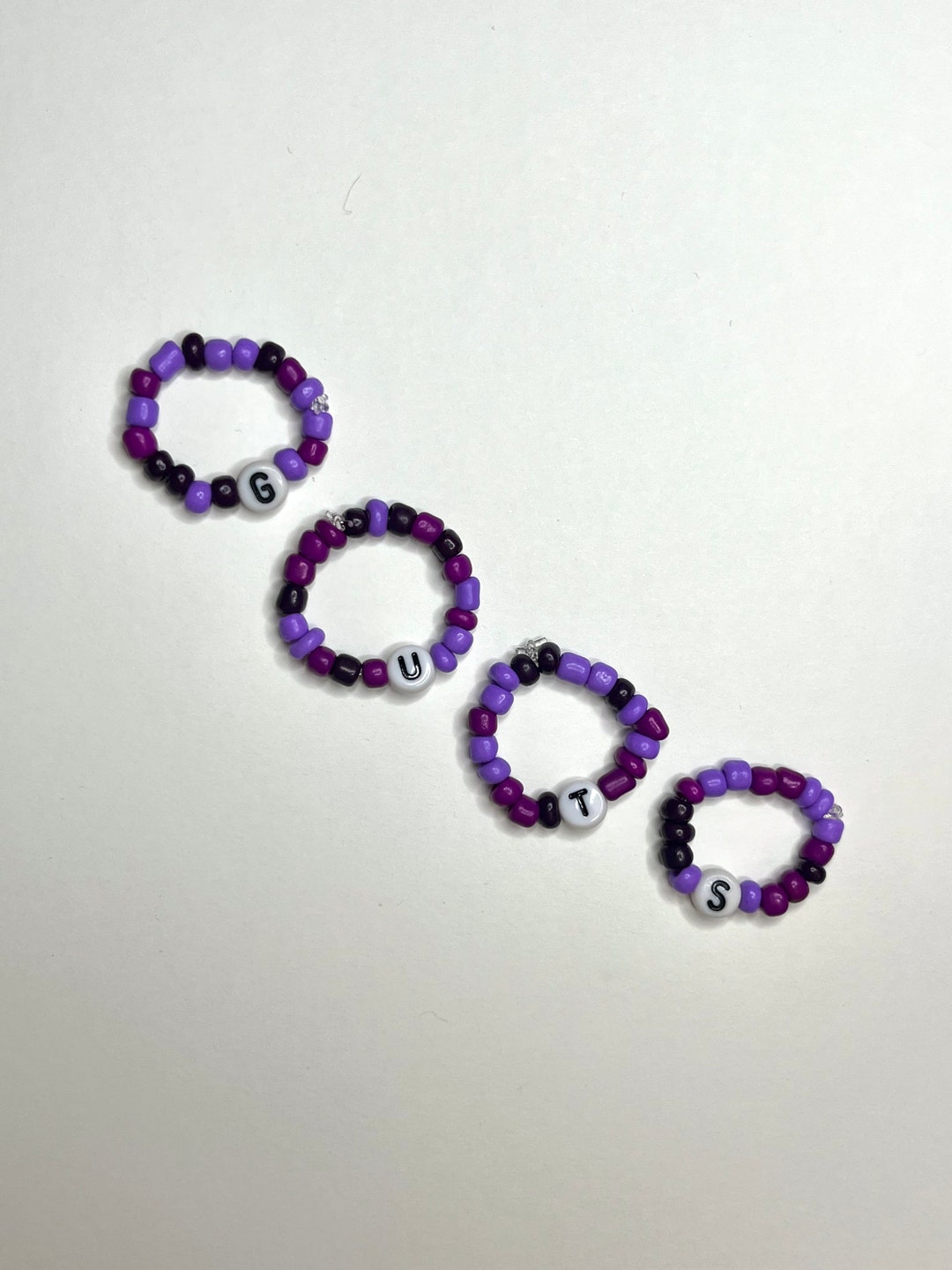 GUTS / SOUR Beaded Purple Rings Accessory for Concert - Etsy