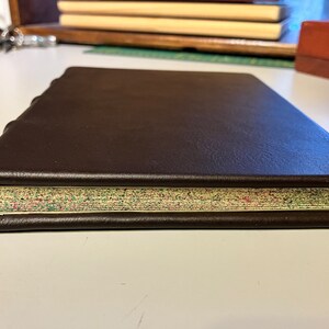 Brown Leather Notebook in Renaissance Style - Etsy