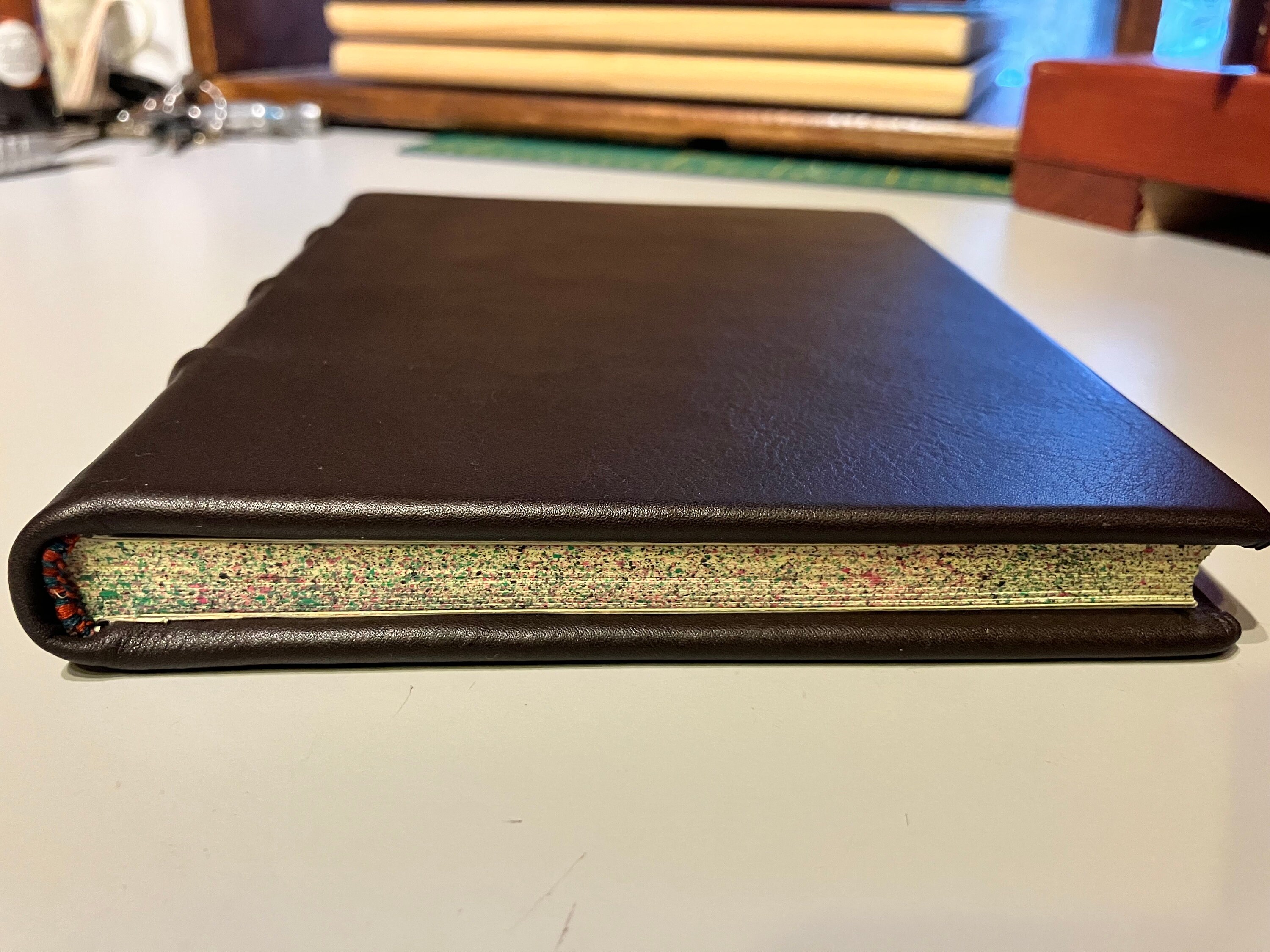 Brown Leather Notebook in Renaissance Style - Etsy