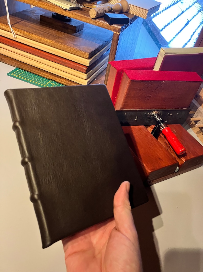 Brown Leather Notebook in Renaissance Style - Etsy