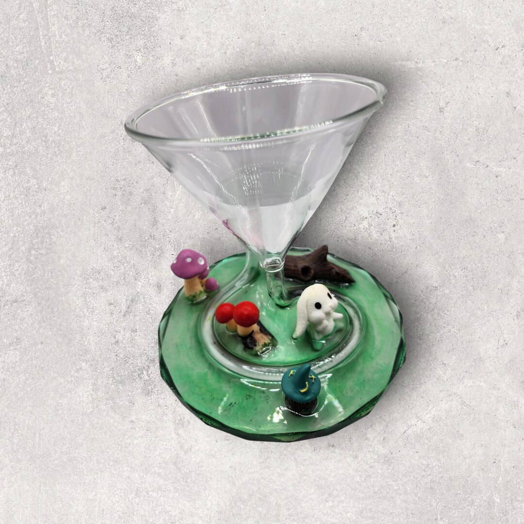 Rabbit Wine Glass - Etsy