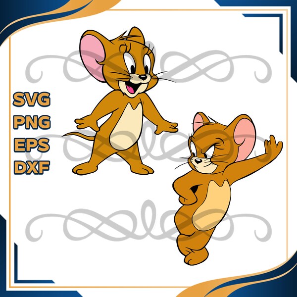 Tom Jerry Svg - Etsy