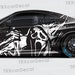 2x Scream Ghost Face Large Car Decal, Hood Door Bed Car Pickup Vehicle ...