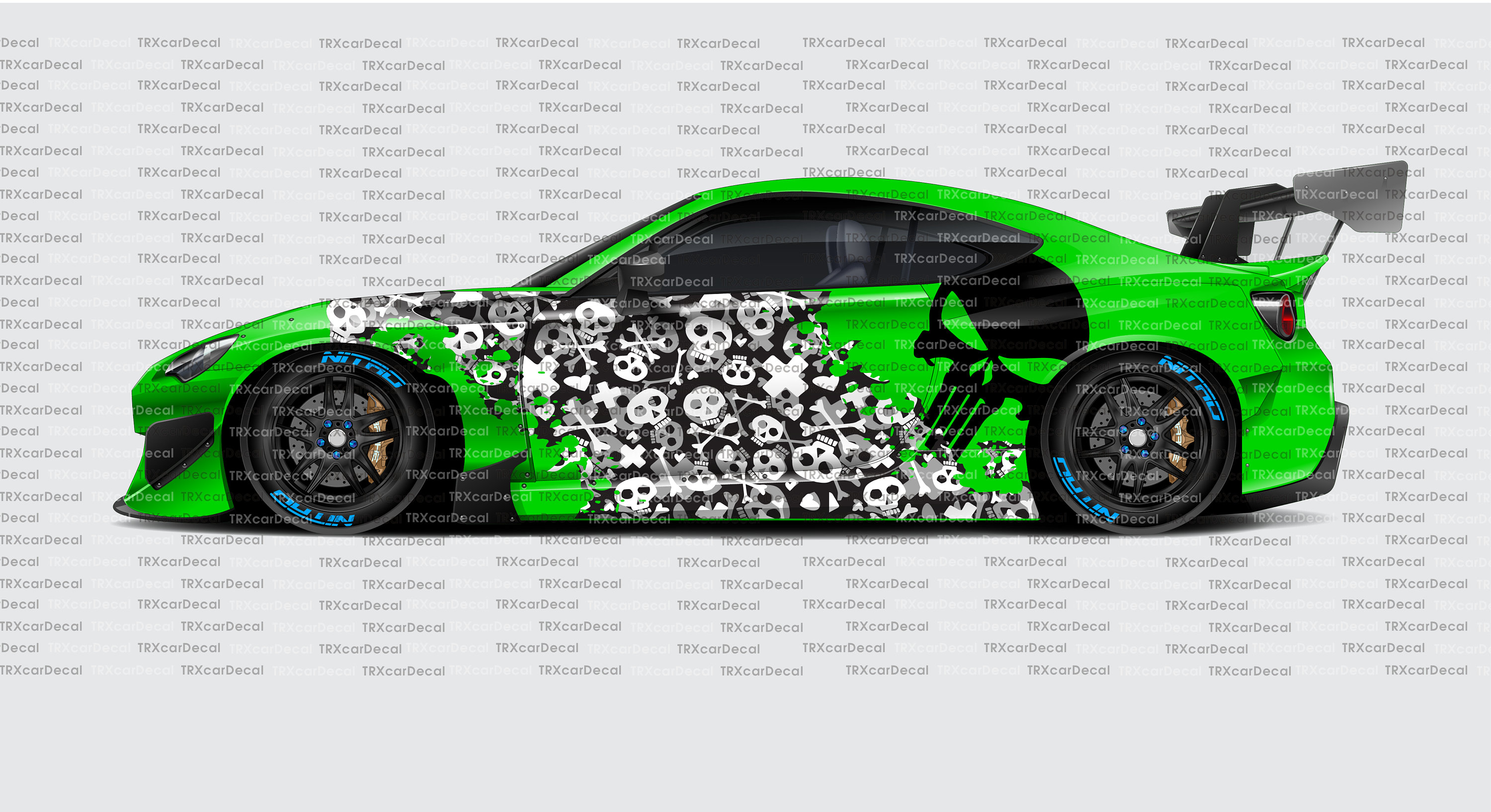 Punisher Vinyl Decal 50 Skull Skeleton Graffiti Stickers – Punisher ...